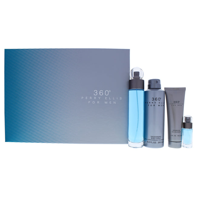 360 by Perry Ellis for Men - 4 Pc Gift Set – Perfumania