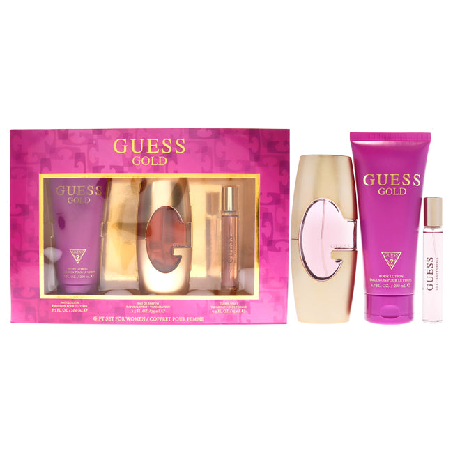 Guess Gold by Guess for Women - 3 Pc Gift Set – Perfumania