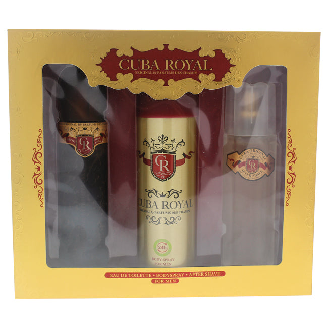 Cuba Royal by Cuba for Men - 3 Pc Gift Set – Perfumania