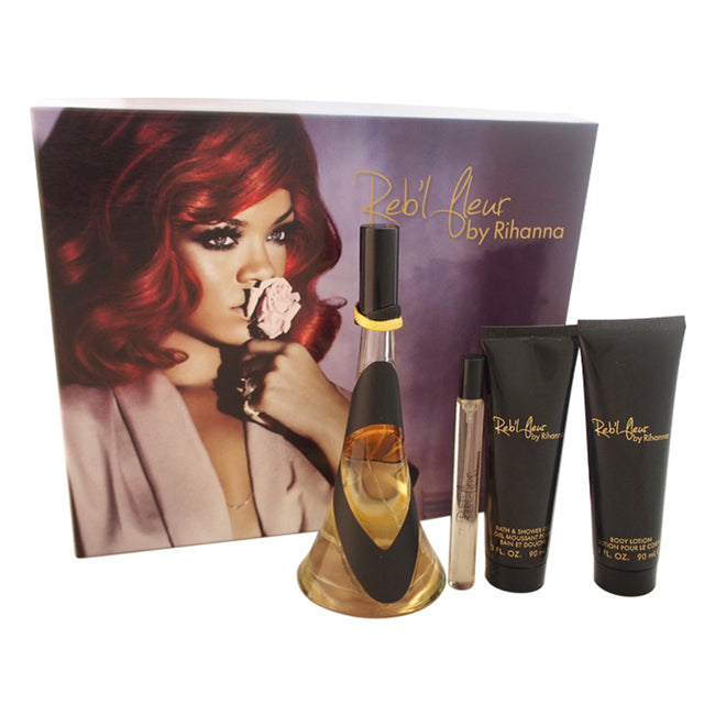 Rebl Fleur by Rihanna for Women - 4 Pc Gift Set – Perfumania